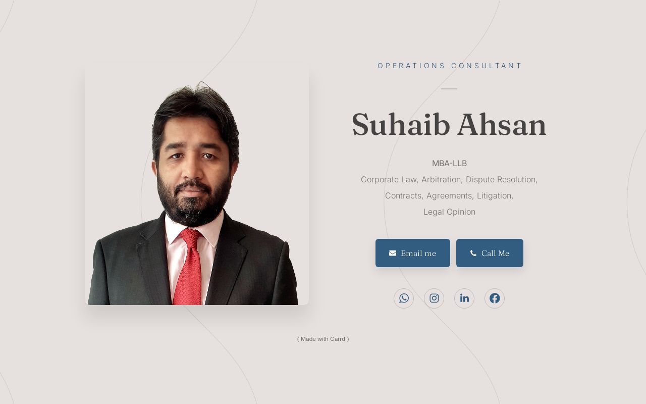 Ahsan Legal | From Negotiation to Litigation